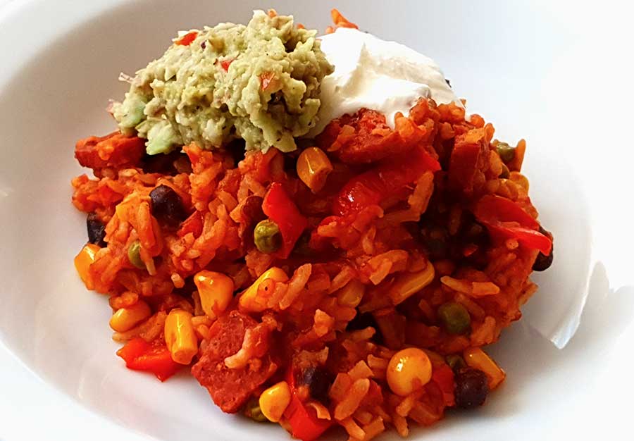 Mexicaanse rijstschotel - Chefkokkie.NL
