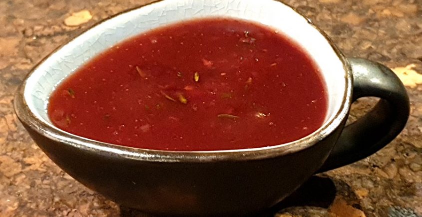 Rode portsaus met tijm - Chefkokkie.NL