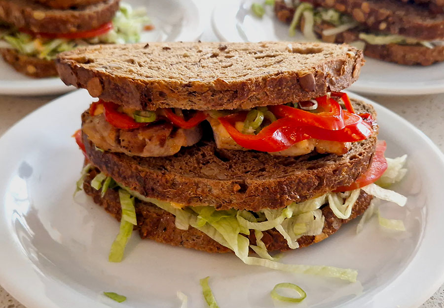 Club sandwich - Kip Cajun - Chefkokkie.NL
